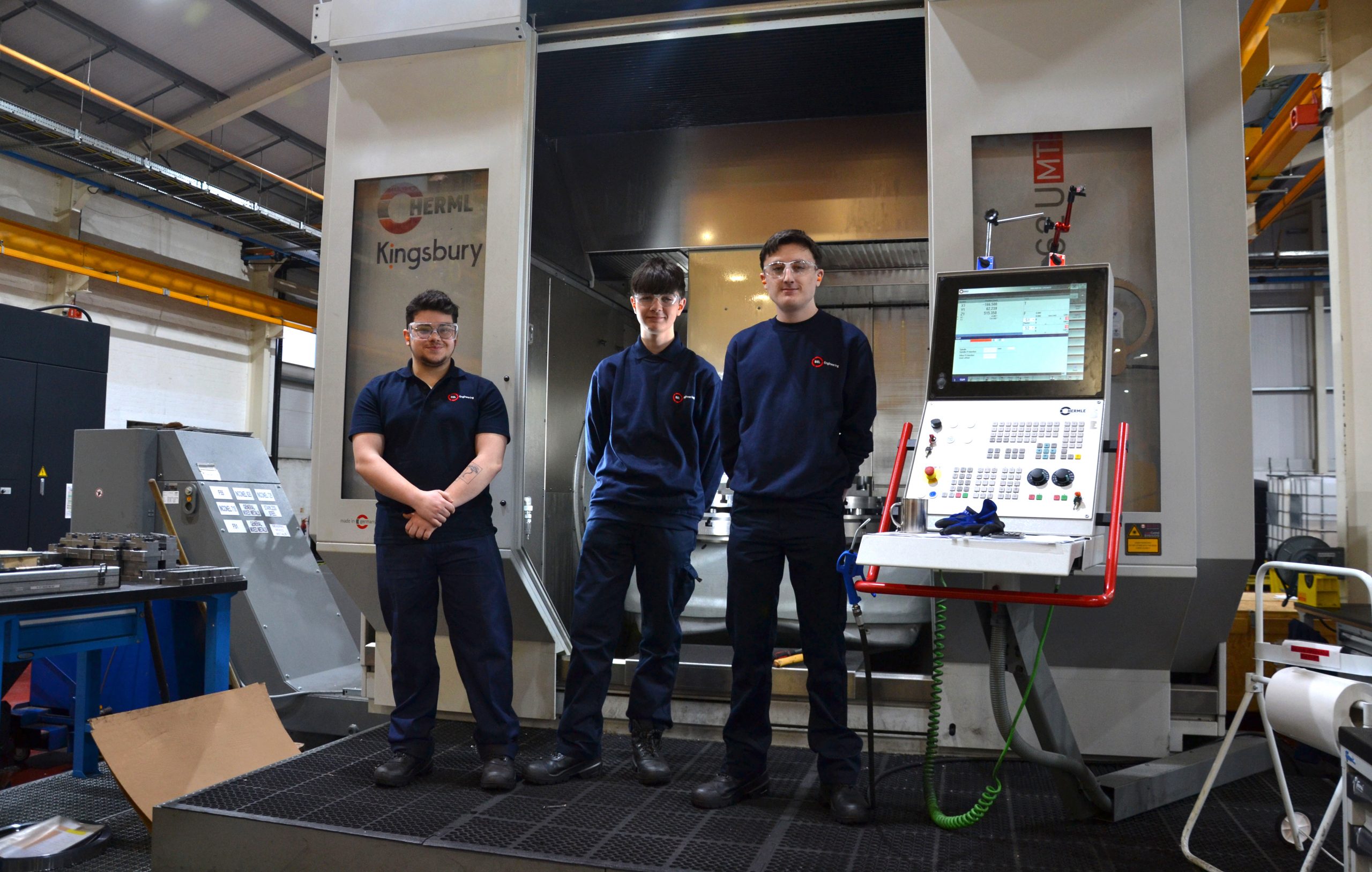 BEL Engineering welcomes three CNC Machinist apprentices - BEL Engineering